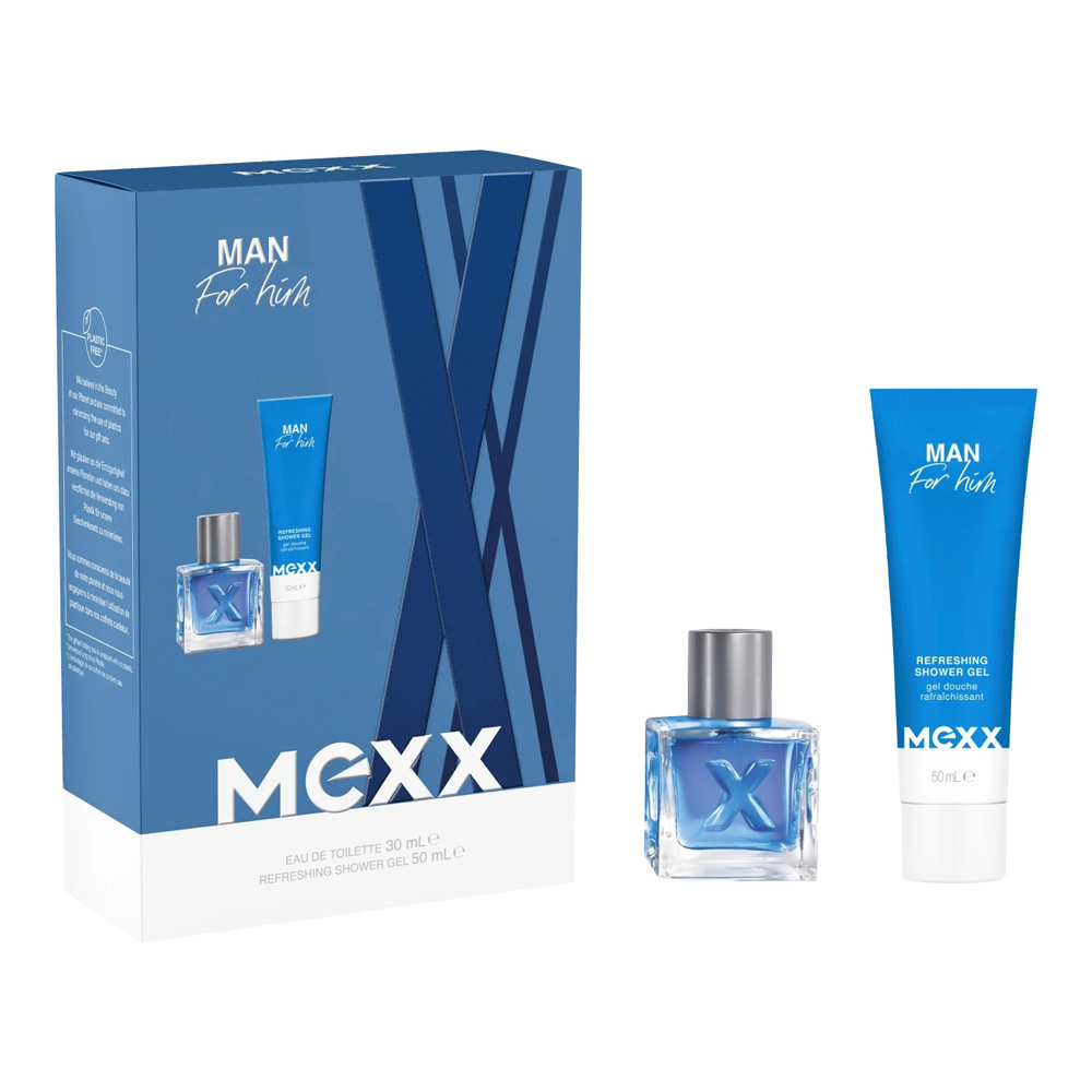 Mexx Man zestaw - woda toaletowa 30 ml + żel pod prysznic 50 ml ...